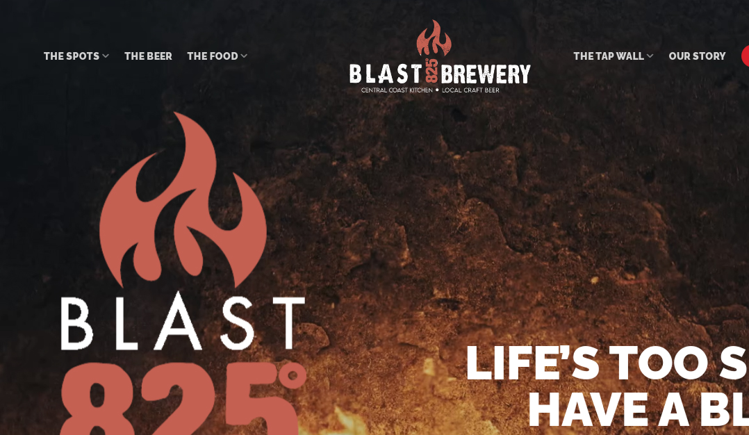 Blast Brewery Franchises - Tahoe Web Company - Web Design Projects & Case Studies